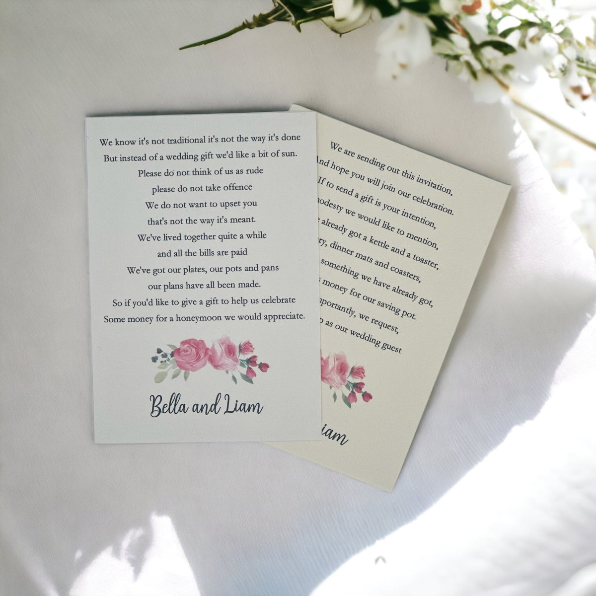 BELLA Gift Poem Card – Occasions by Rebecca Ltd