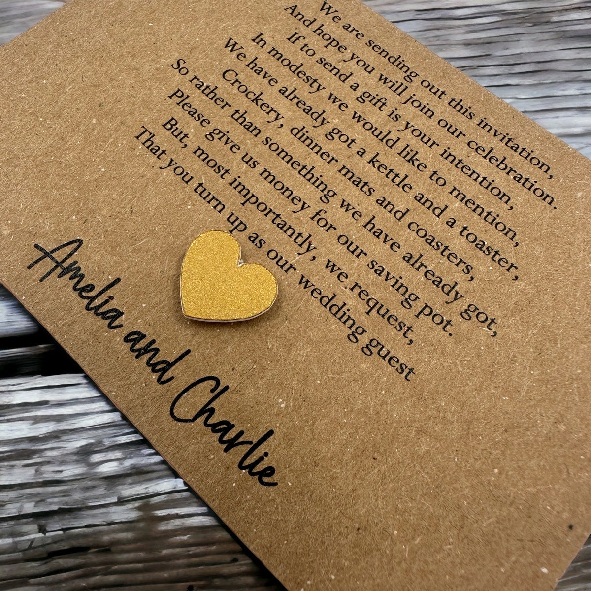 AMELIA / JESSICA Gift Poem Card – Occasions by Rebecca Ltd