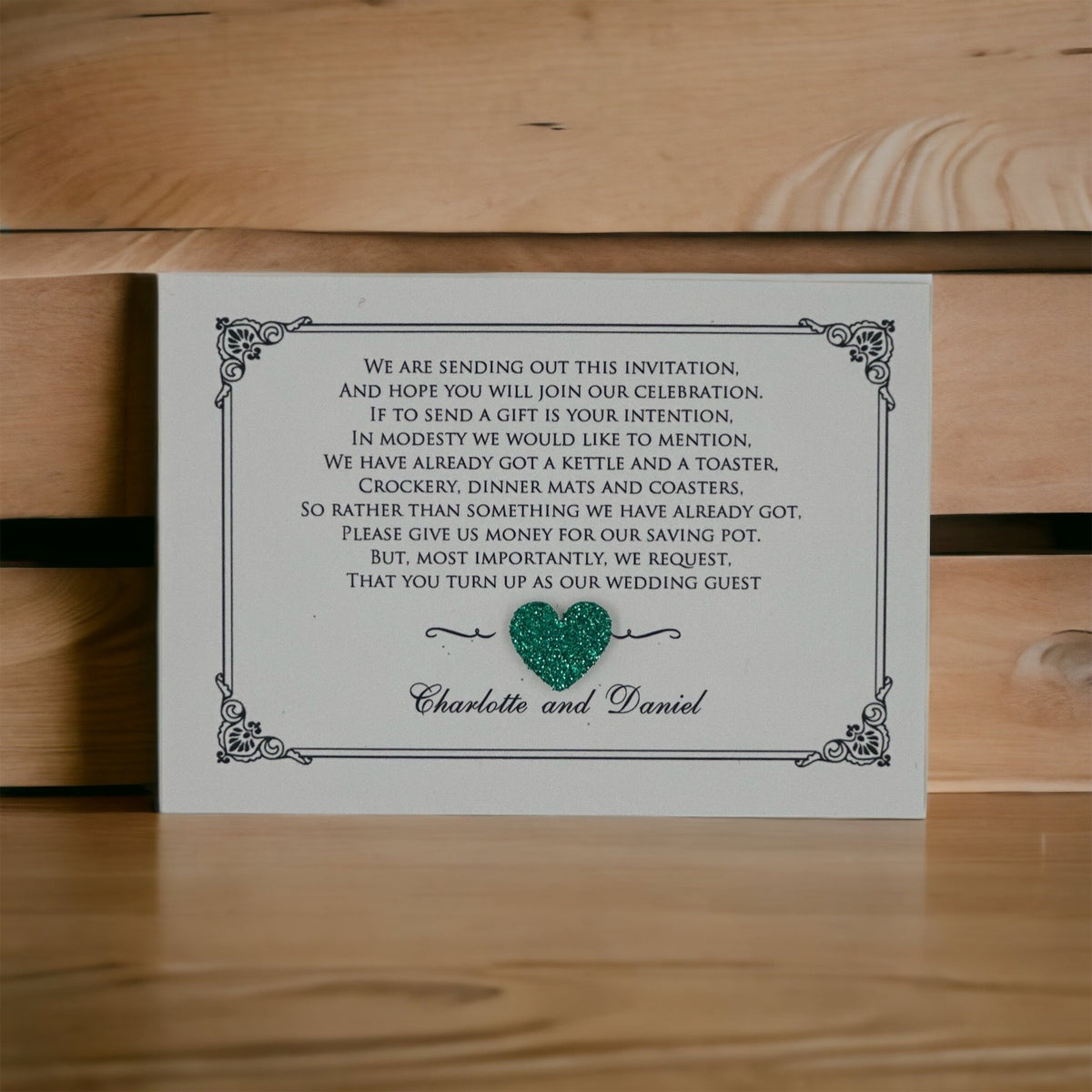 CHARLOTTE Gift Poem Card – Occasions by Rebecca Ltd