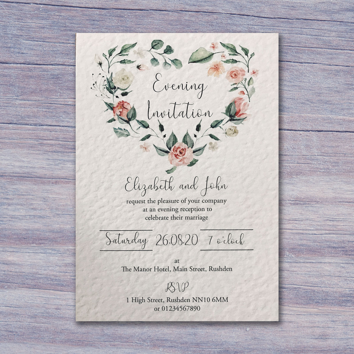 SAMPLE Postcard Invitations – Occasions by Rebecca Ltd